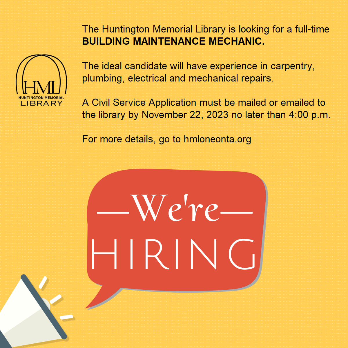 Home - Public Library | Oneonta, New York | Huntington Memorial Library