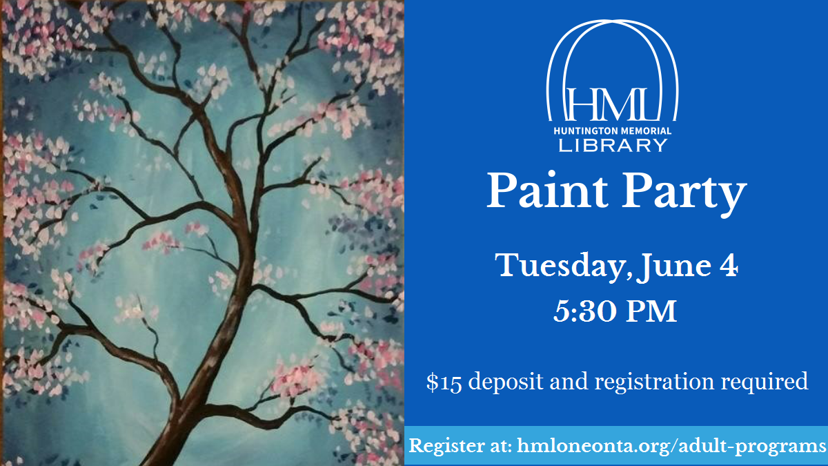 Adult Programs - Public Library | Oneonta, New York | Huntington ...